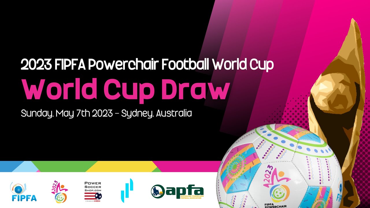 2023 FIPFA Powerchair Football World Cup - Draw - YouTube