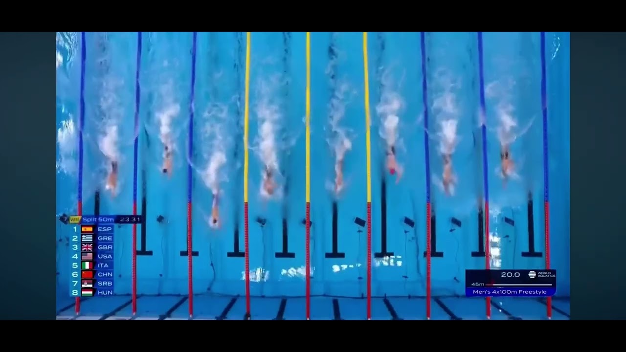 RECORD MUNDIAL 46.80 100 LIBRE PAN ZHALE - YouTube
