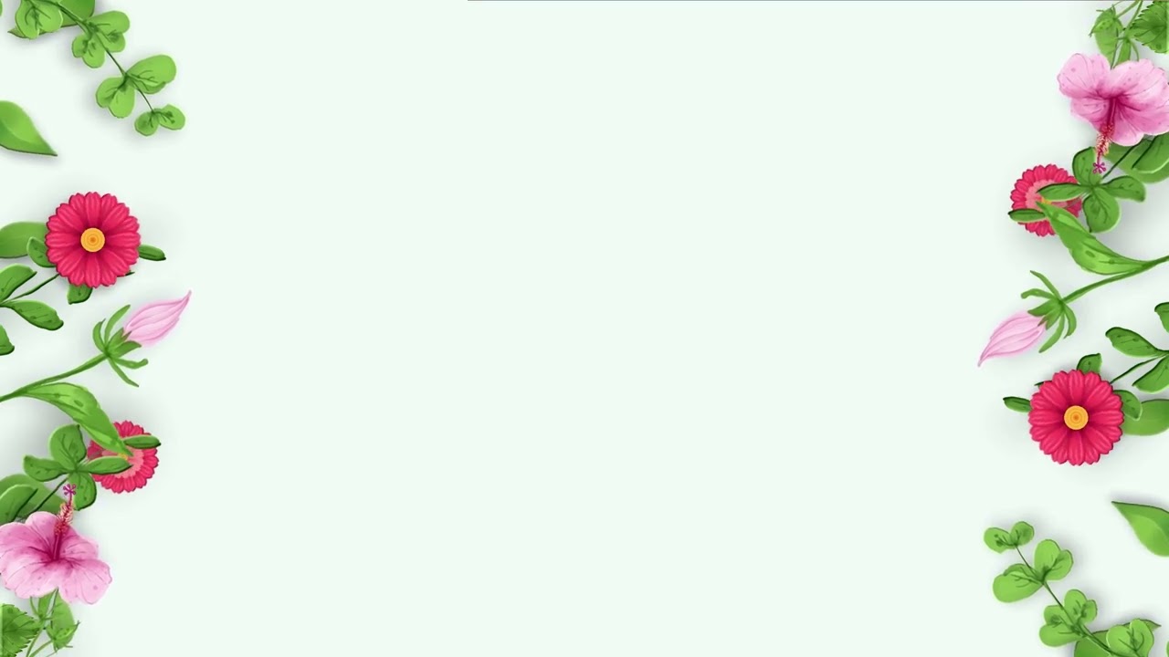 Wedding Invitation Templates Card Video Without Text and Flowers and ...