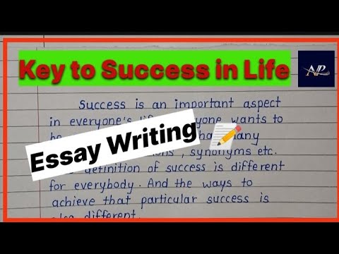 🔥Key to success ️ English essay writing | English Paragraph on Hard ...