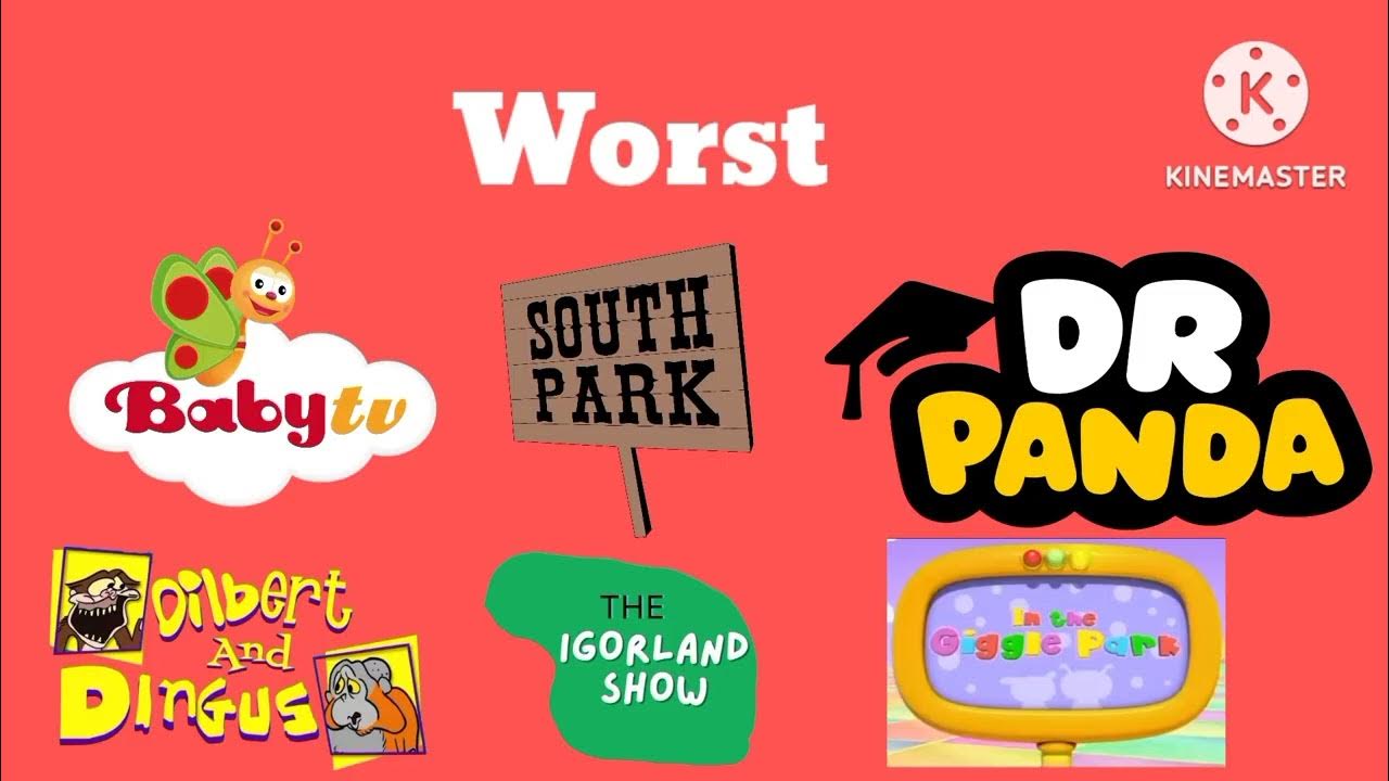 My Best And Worst Shows List V2 - YouTube