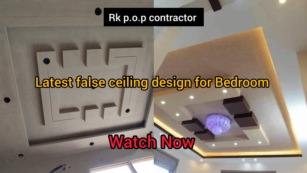 Small bedroom false ceiling design / Rk p.o.p contractor #coplight # ...