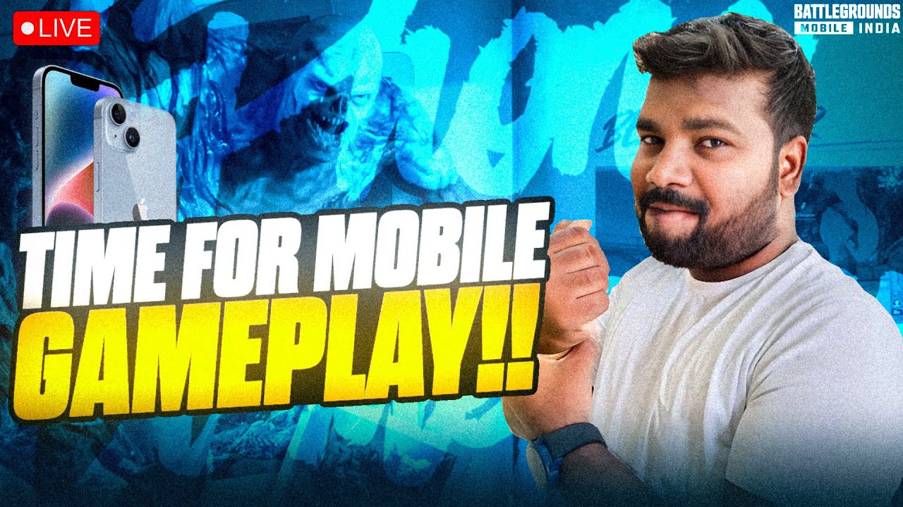BGMI Live Streaming With iPhone 14 +Mobile Hacker Is Back 🔥| # ...