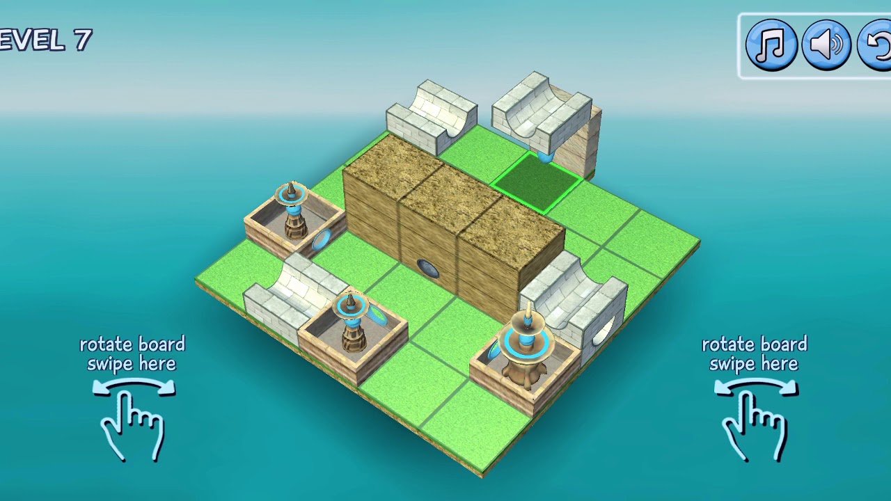 Flow Water Fountain 3D Puzzle game Only 27mb - YouTube