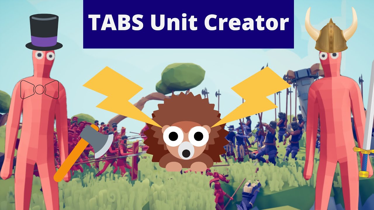 Making the OP Hyper_Hedgehog custom unit in TABS! - YouTube