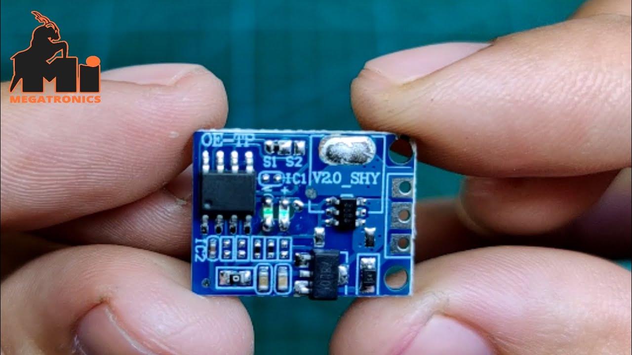 LED10AS-Q99 | 10A 5-12V capacitive touch button light dimming switch - YouTube