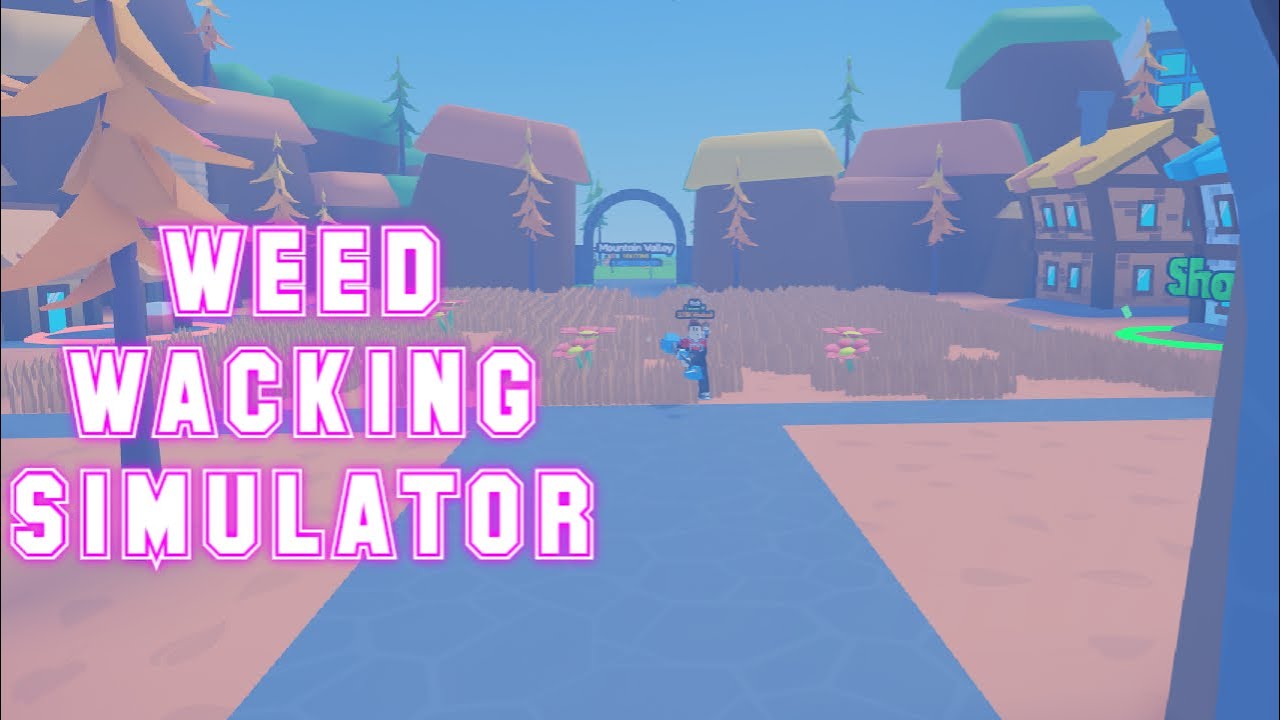 FINALLY AN INTERESTING COLLECTING SIMULATOR? Roblox Weed Wacking ...