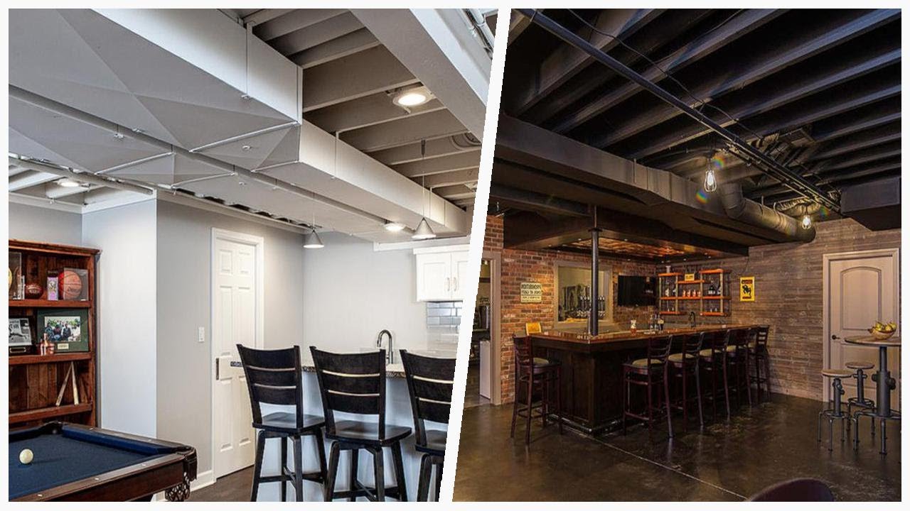 Transform Your Basement with Unique Exposed Beams | Designer CheatSheet