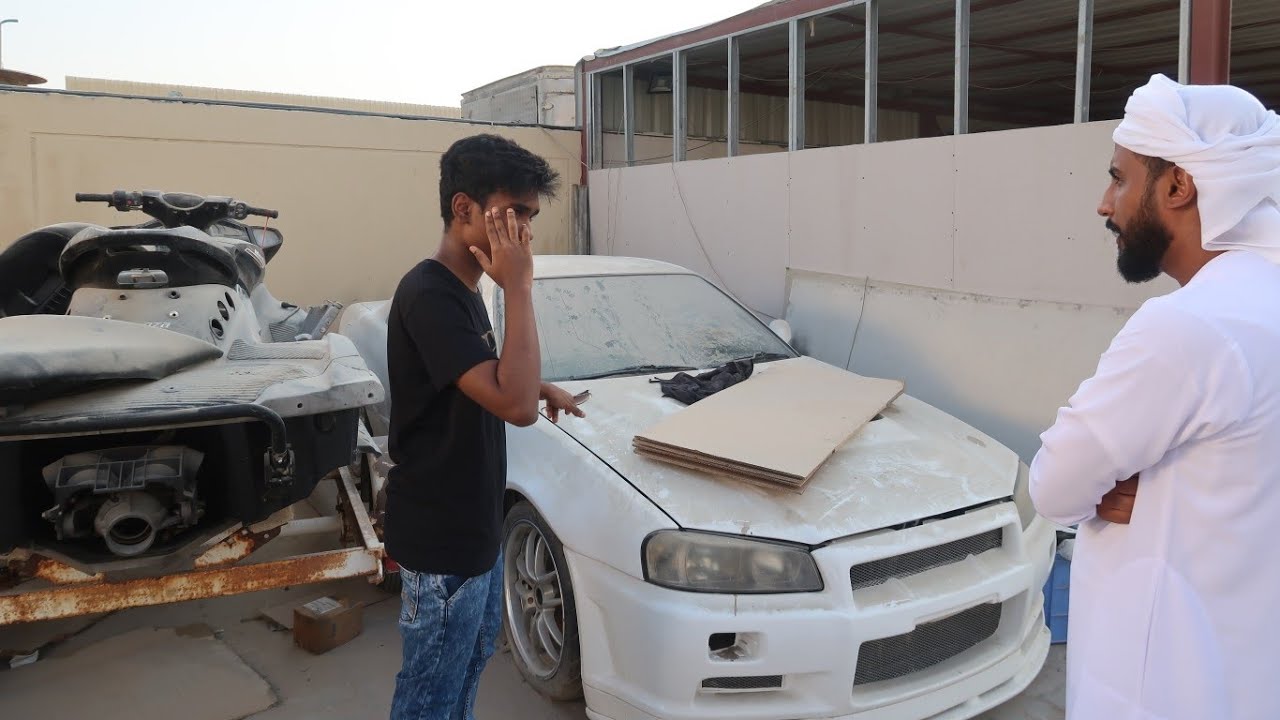 BUILDING A FAKE NISSAN R34 SKYLINE IN DUBAI - YouTube