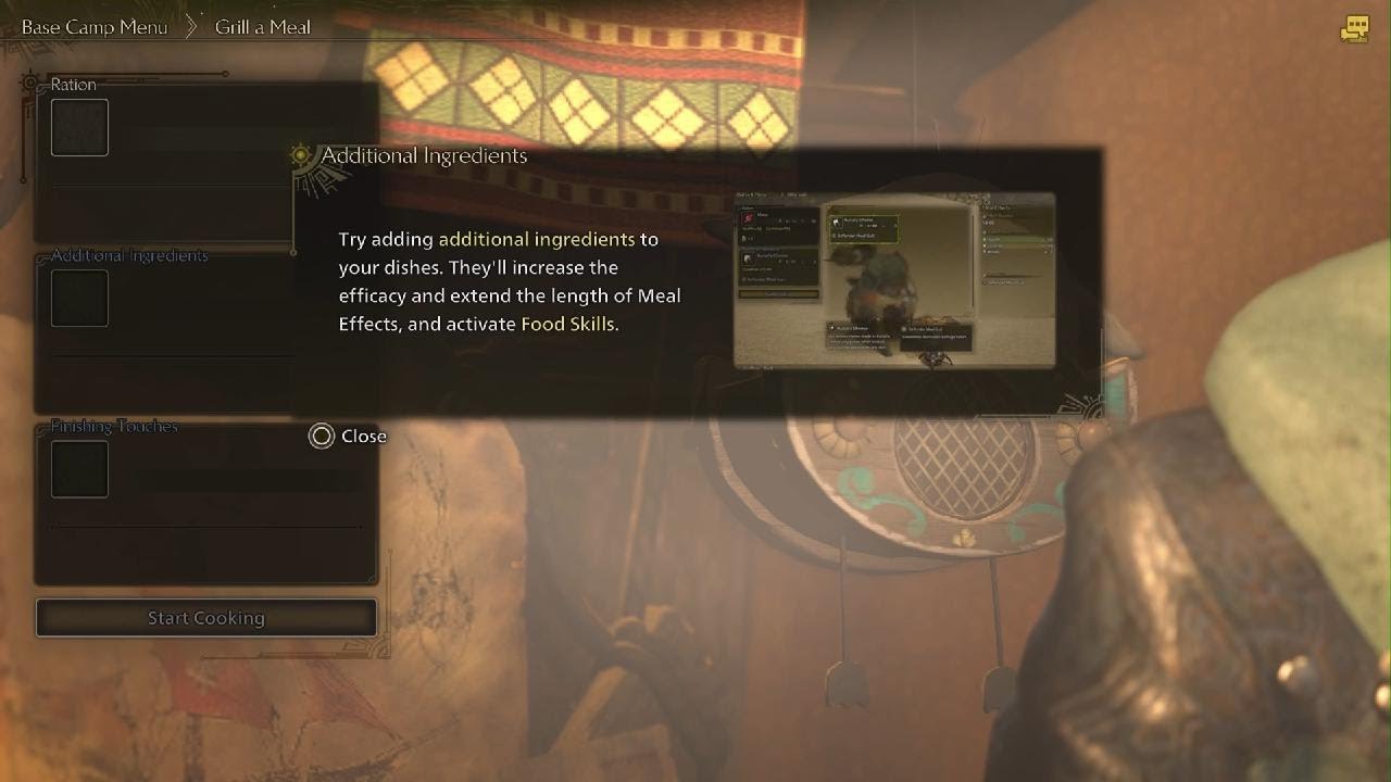 Monster Hunter Wilds Full Cooking Food Cutscene - YouTube