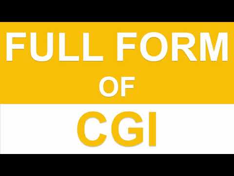FULL FORM CGI || WHAT IS THE FULL FORM OF CGI ? - YouTube