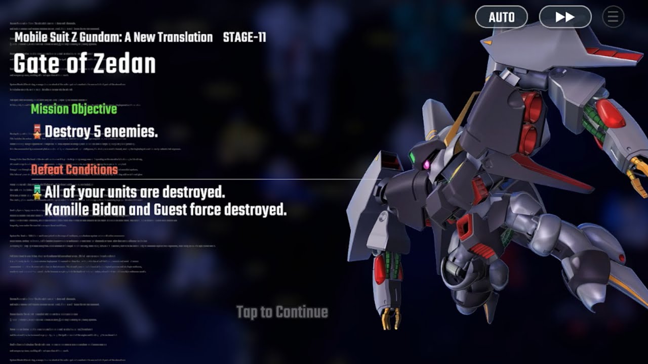 SD Gundam G Gen Eternal Main Stage: Mobile Suit Z Gundam Stage-11 Gate ...