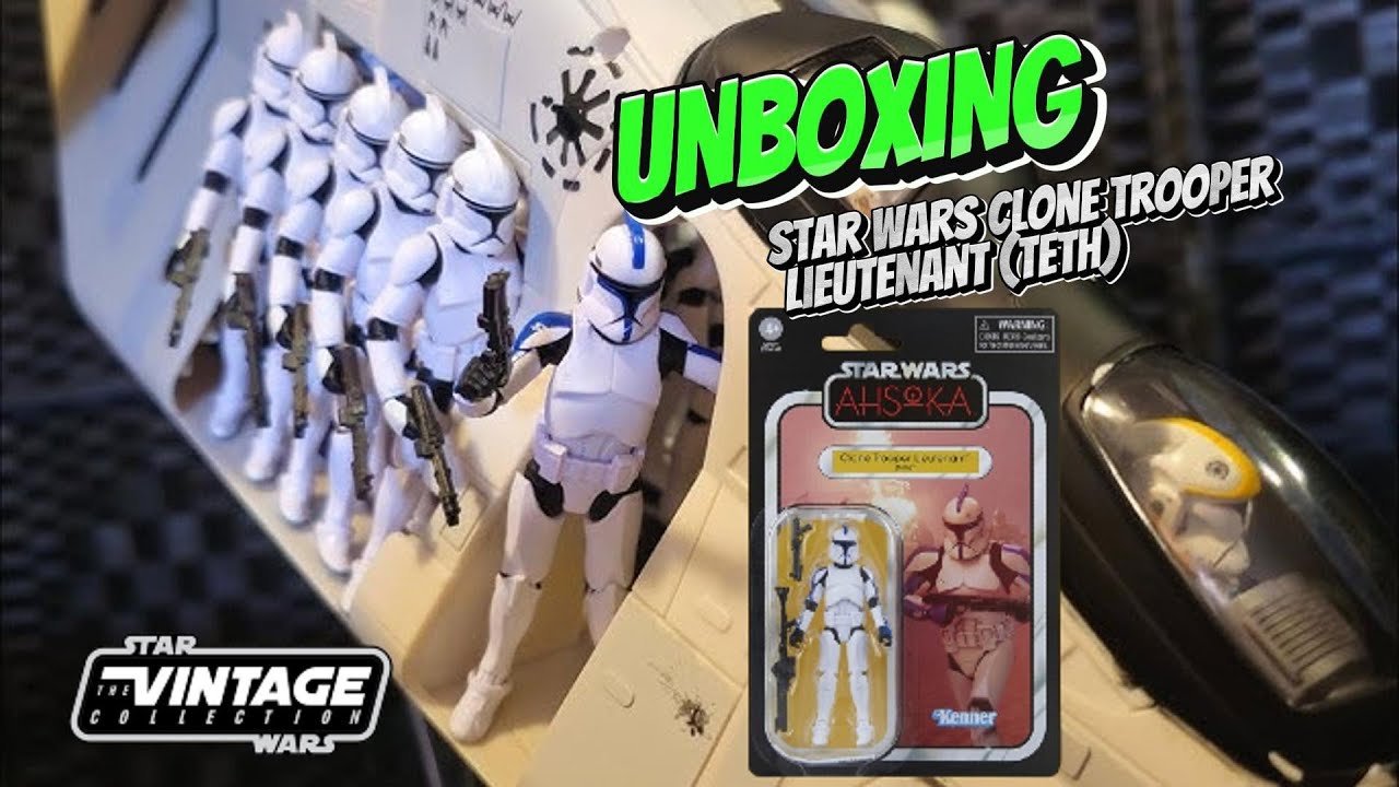 🔥 Unboxing CLONE LIEUTENANT (TETH) VINTAGE COLLECTION STAR WARS - YouTube