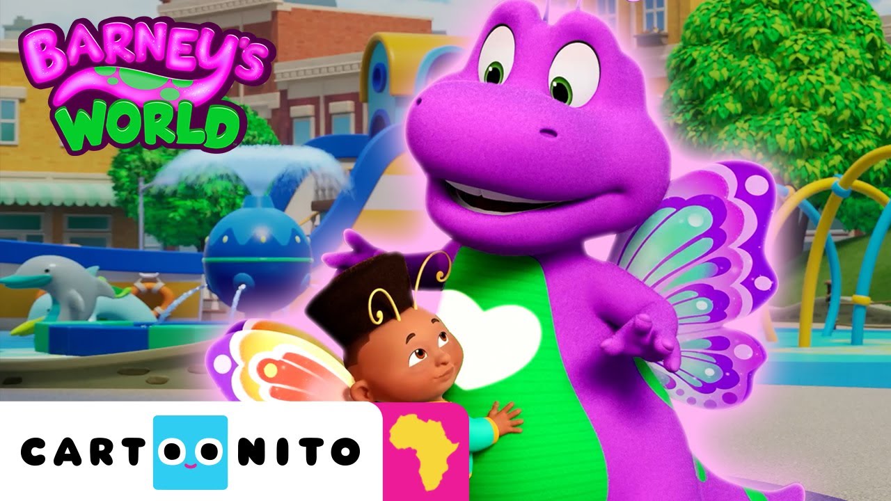 Big Happy Feelings 💜 Meet Barney | Barney's World | Cartoonito Africa ...
