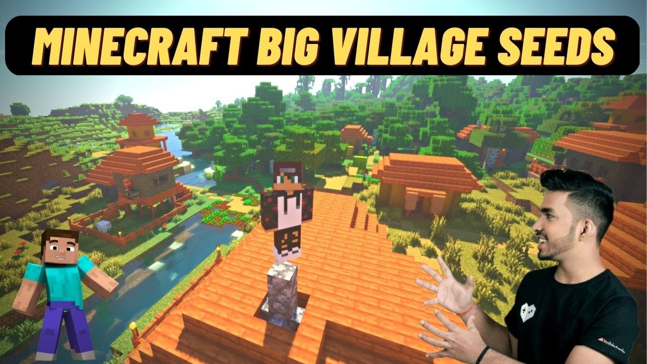 Minecraft Big village seed for Java Edition | 3 seeds for Minecraft ...