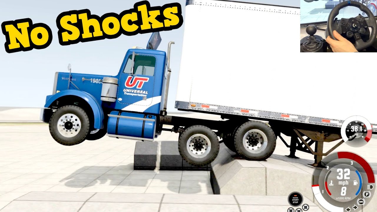 BeamNG Drive - Can You Handle the Wentward Short Semi Truck With No ...