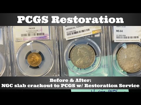 Trying PCGS Restoration for first time - Before & After - NGC crackout ...