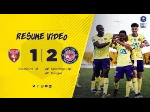 Olympique Saumur 1-2 Toulouse 67' Minutes Samiel Kasongo