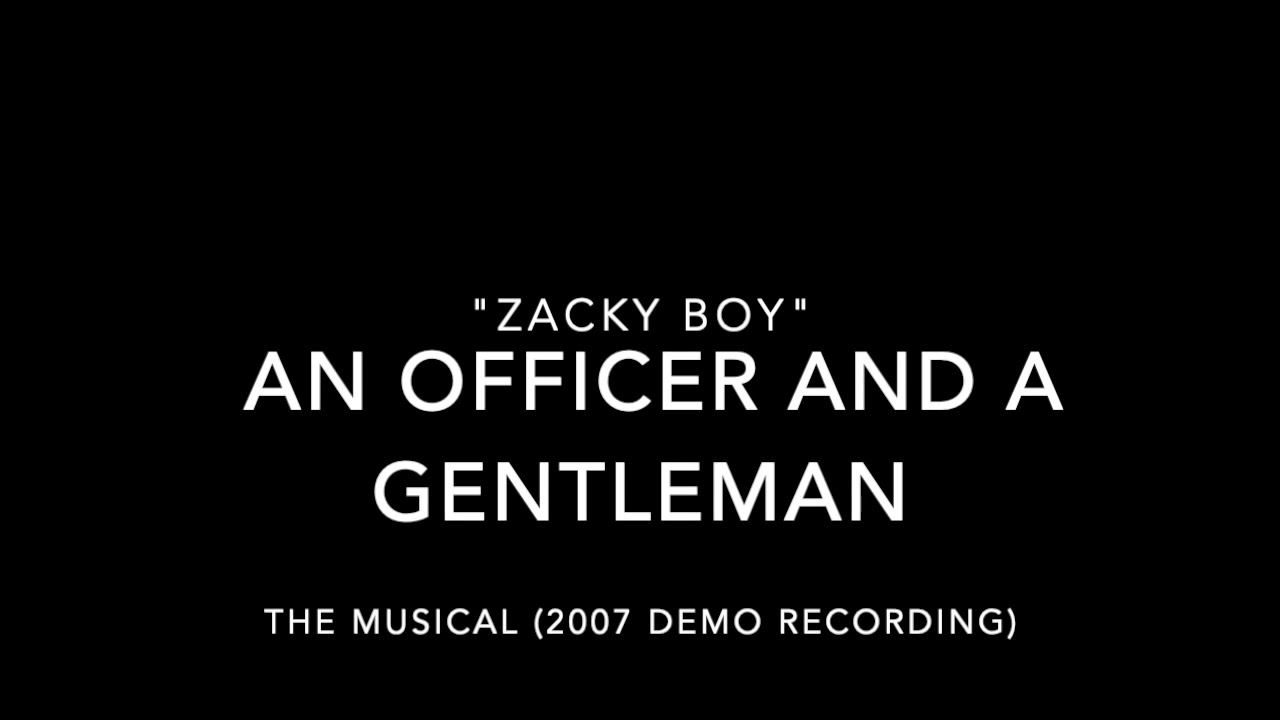 Davis Gaines sings "Zacky Boy" from "An Officer and a Gentleman" - YouTube