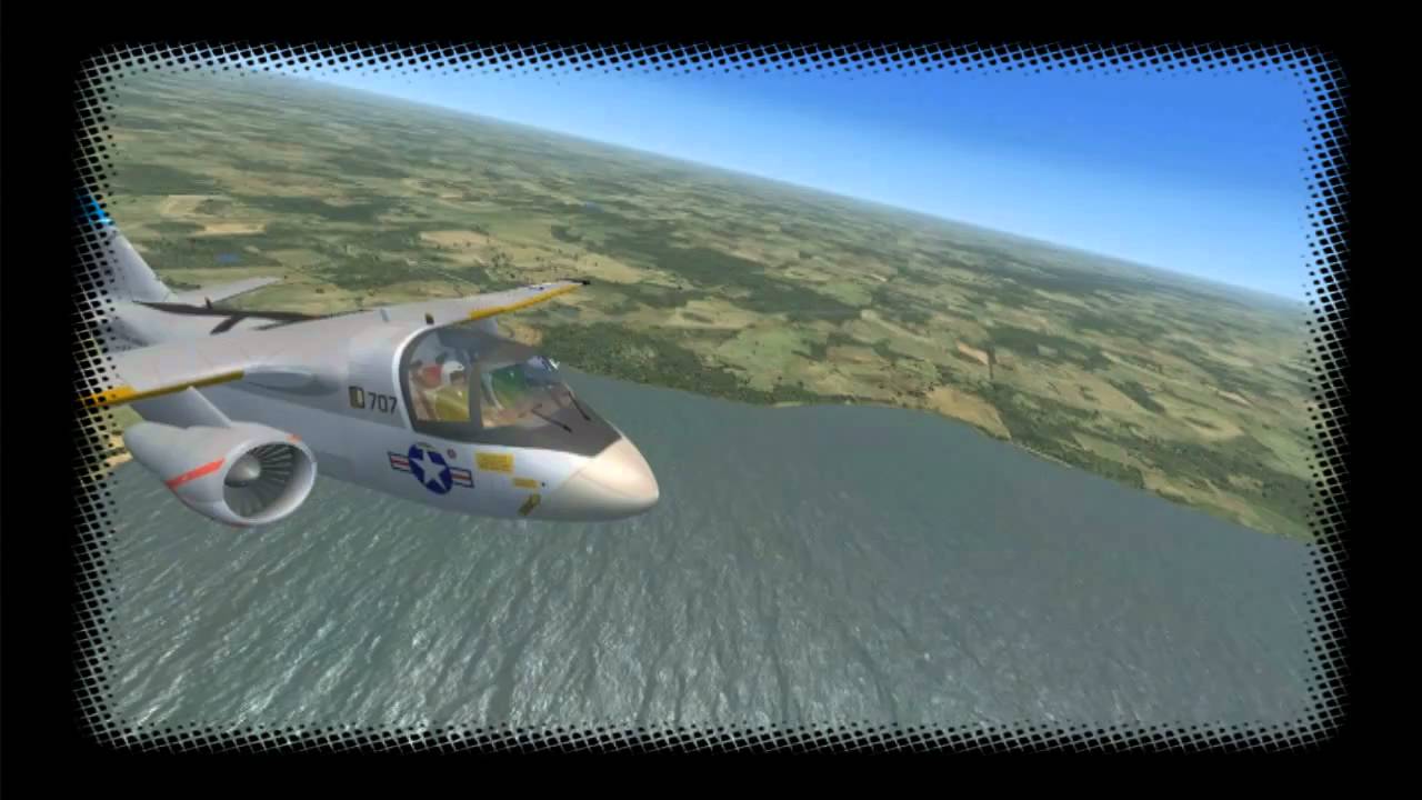 S-3B Viking at CVN-73 USS George Washington; VS-31 TOPCATS FSX Tribute ...