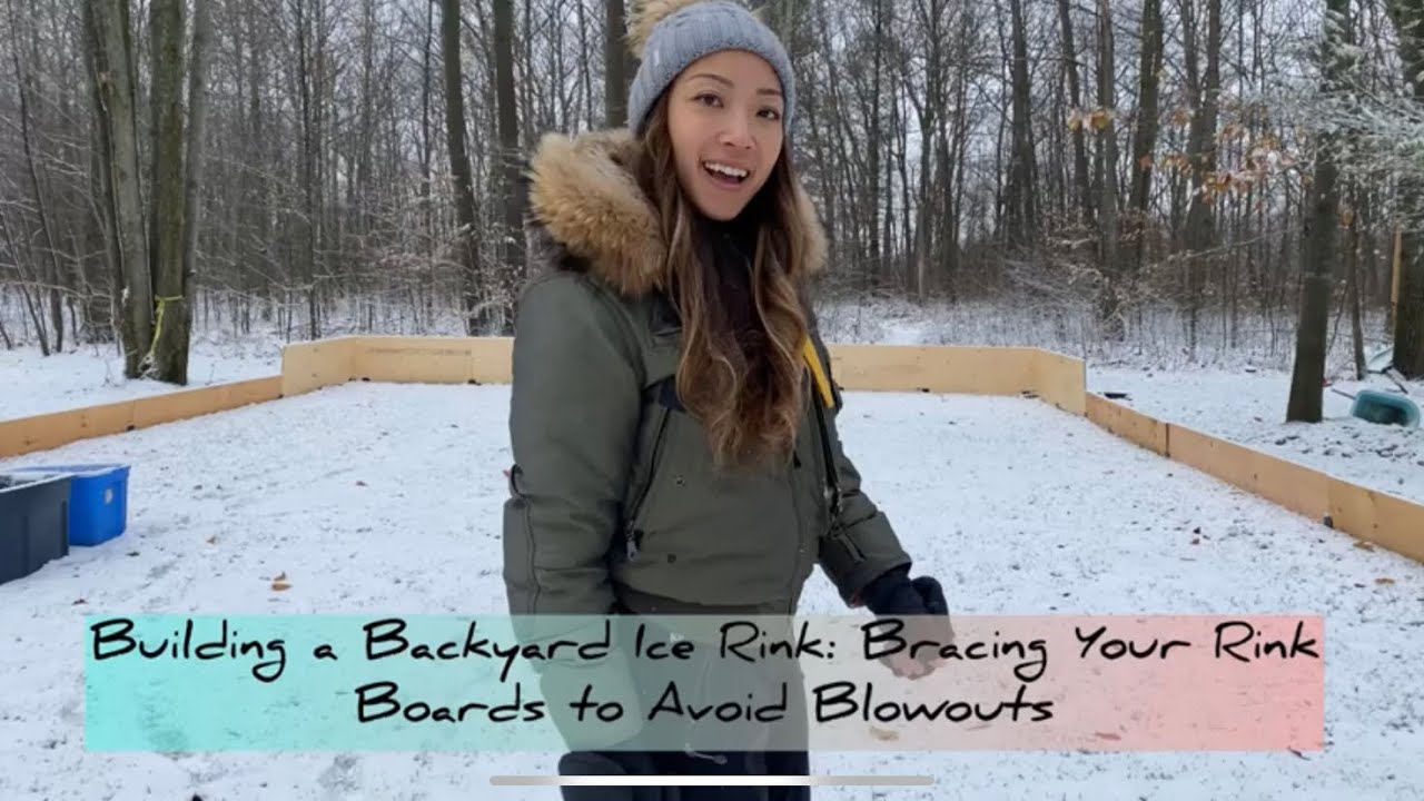 Building a Backyard Ice Rink - Bracing Your Rink Boards to Avoid ...