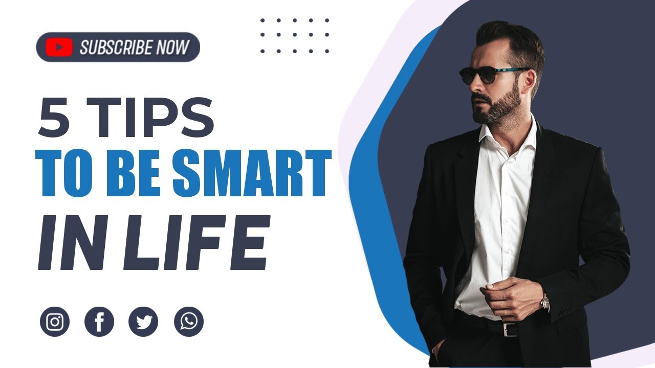 5 tips to be Smart in life online video - YouTube
