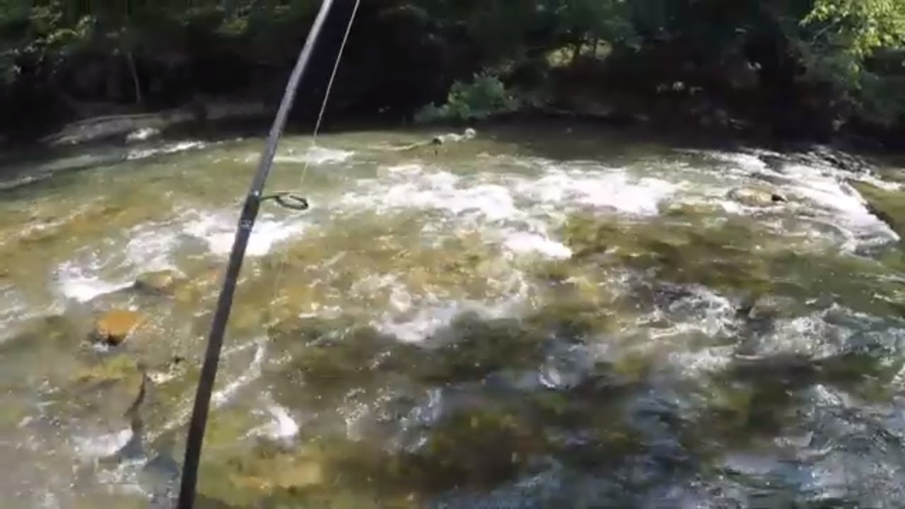 Wade Fishing with DIY wading shoes!!! - YouTube