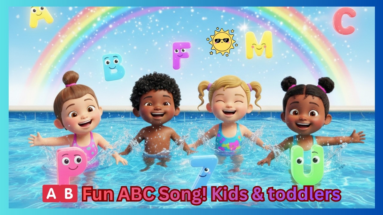🅰️🅱️ Fun ABC Song! Kids & toddlers learn alphabet A to Z with music 🎵 ...