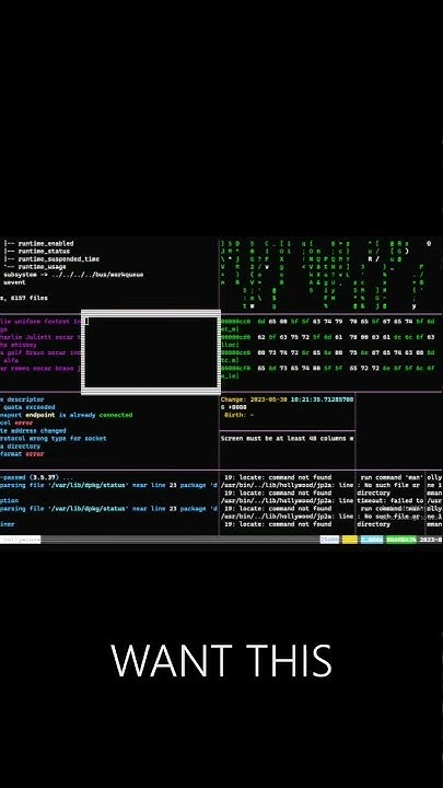 HOW TO MAKE YOUR SCREEN LOOK LIKE HACKER'S SCREEN #hacker #darkweb # ...