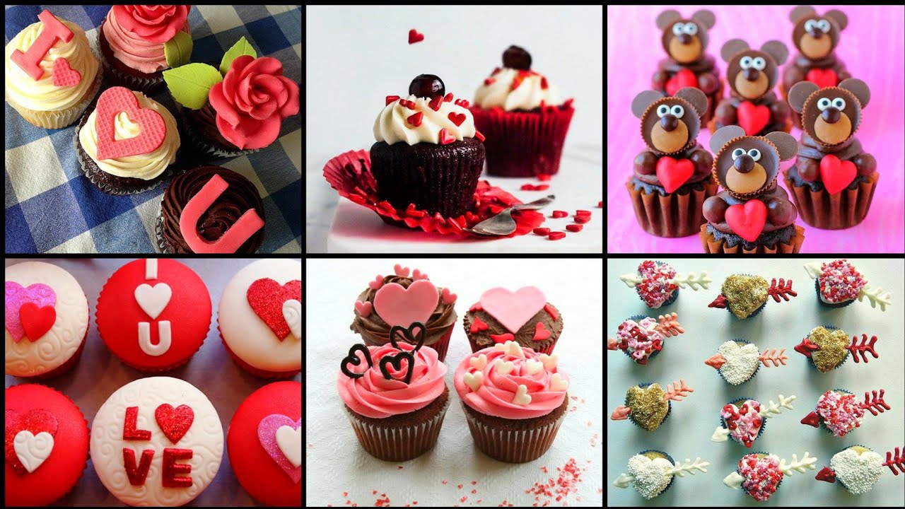 Valentines Day Special Cupcake Decorating DIY Ideas | Valentines Cake ...