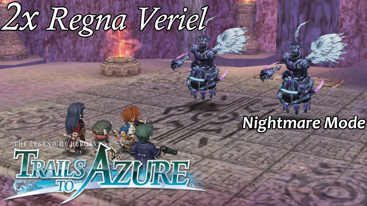 Trails to Azure - 2x Regna Veriels Fight (Prologue) [Nightmare] - YouTube
