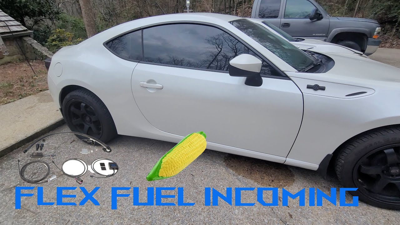 FRS/BRZ/GT86 Flex Fuel Sensor Installation - YouTube