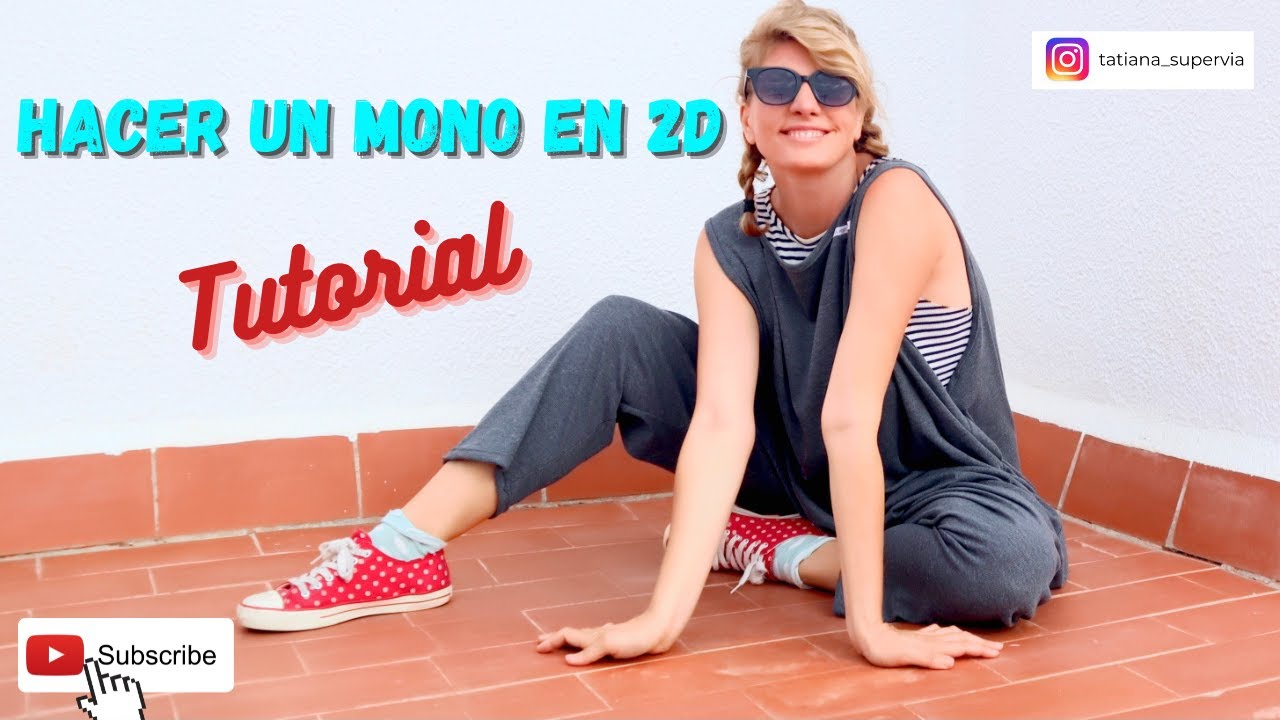 MONO en 2D ( Perfecto para iniciarse en la Costura ) - YouTube