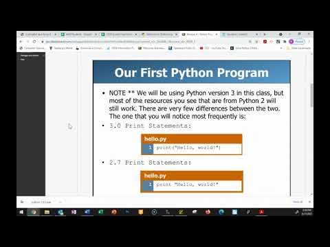 CS20 :: Live Session - May 27- Python Fundamentals 1 - YouTube