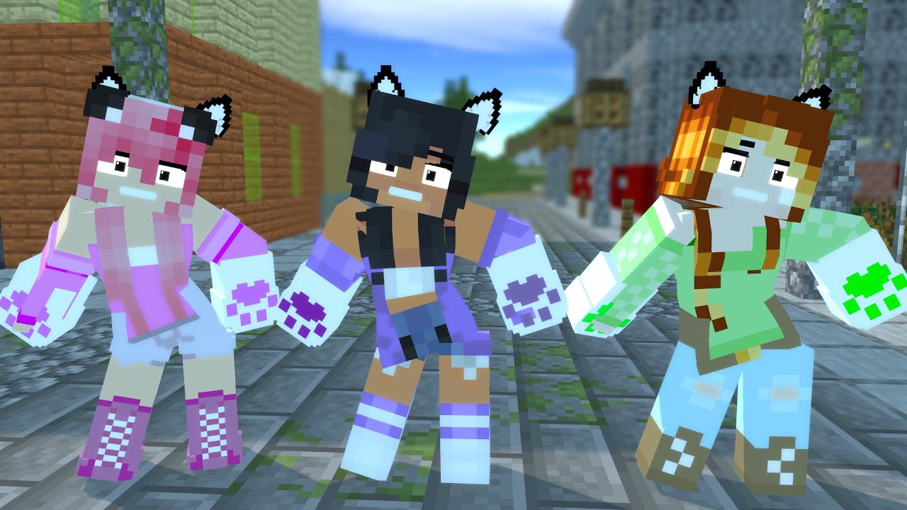 simple dimple rich kids aphmau girlfriends crew - minecraft animation ...
