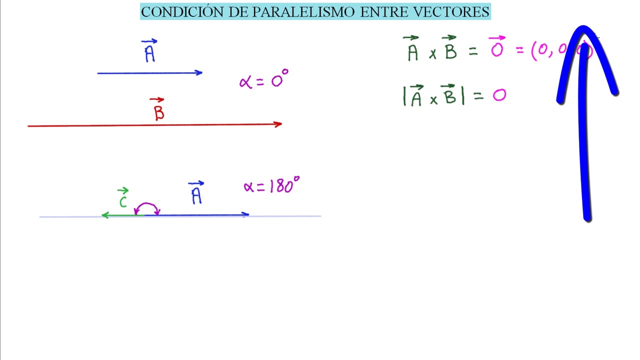 ️ ️#44 VECTORES. CONDICIÓN DE PARALELISMO Y PERPENDICULARIDAD [👉 MÍRA ...