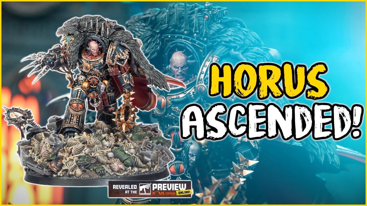 HORUS HAS RETURNED?! Band New STUNNING Primarch Model Revealed ...