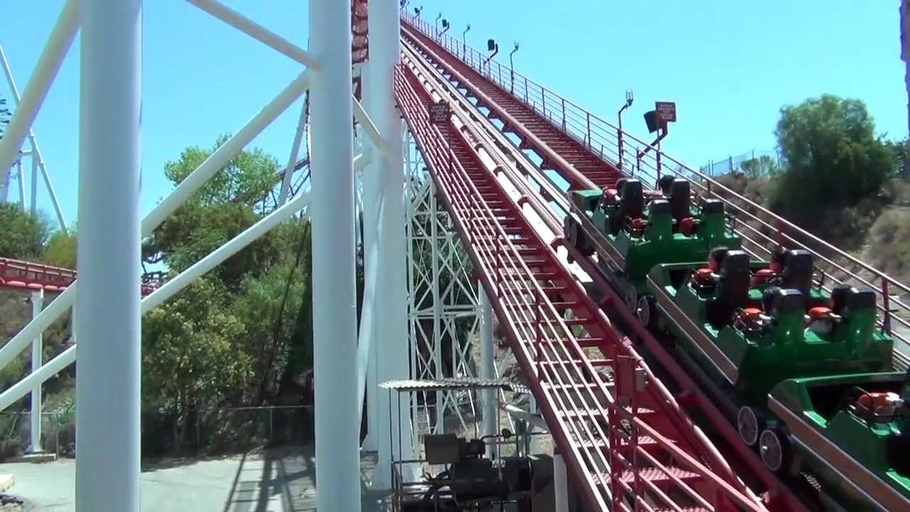 Viper at Magic Mountain Front Seat POV - YouTube