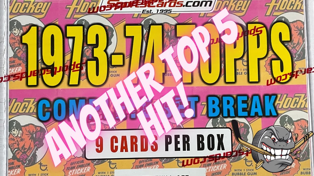 1973-74 Topps Hockey Cards Mystery Box from Sportscards.com - Box #1 ...