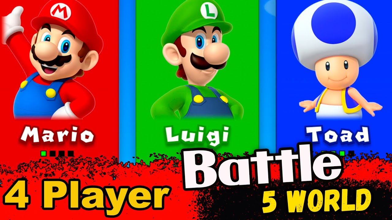 New Super Mario Bros. U Deluxe Coin Battle – 3 Player (Multiplayer) | 5 ...
