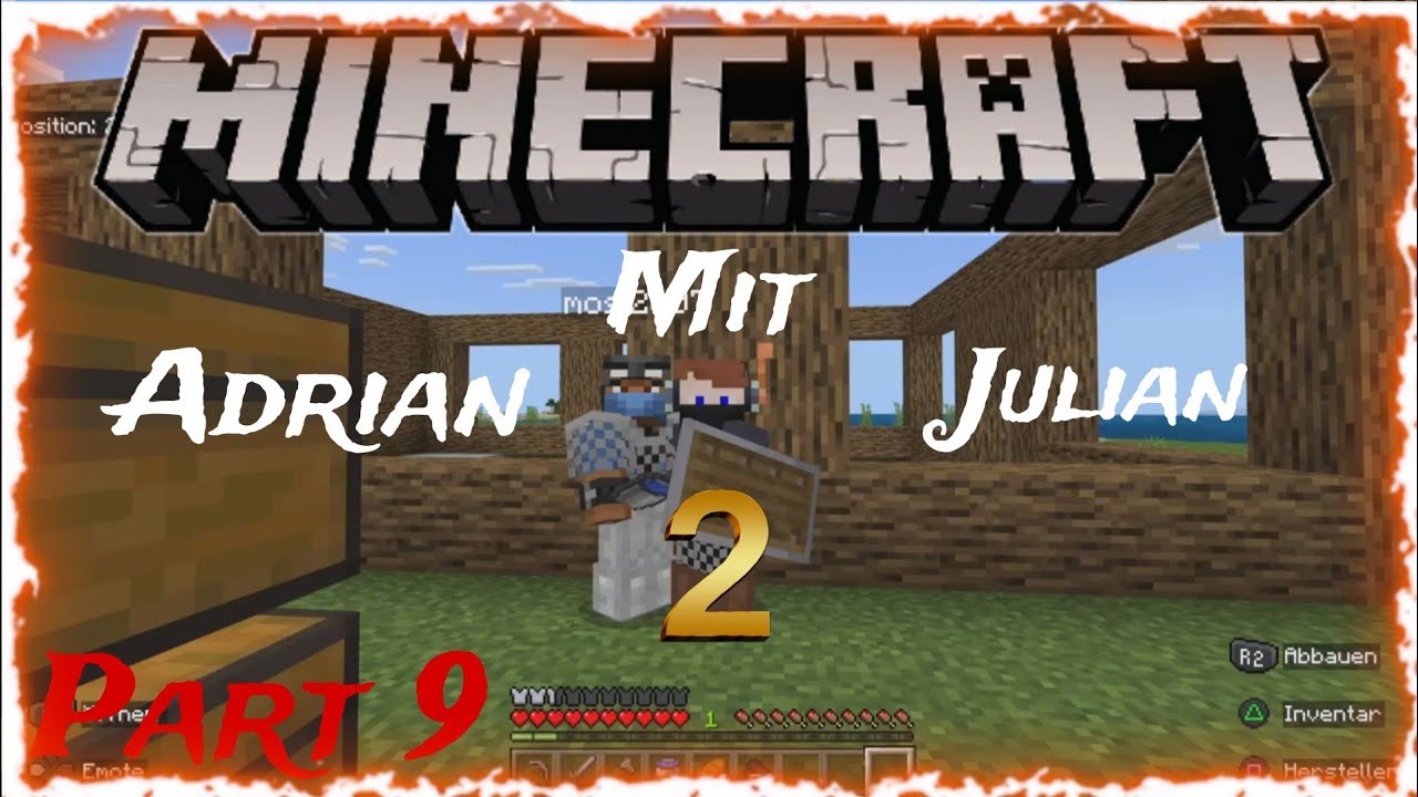 Die Boden Platte wird gebaut! | Minecraft mit Adrian und Julian 2 ...