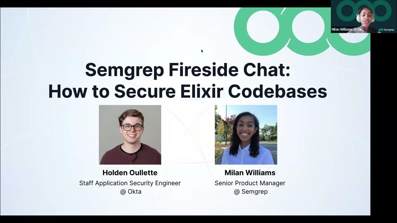 How to secure Elixir codebases: Fireside chat with Holden Oullette - YouTube