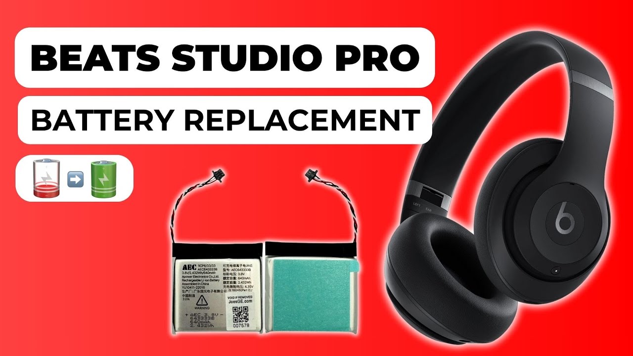How to Replace the Battery in Beats Studio Pro Wireless (A2924 ...