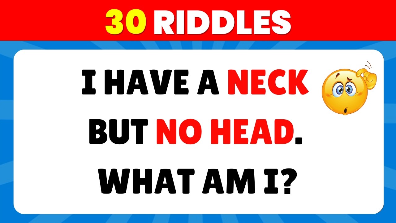 Only a Genius Can Solve These Riddles! 🧠 Easy to Hard Brain Teasers ...