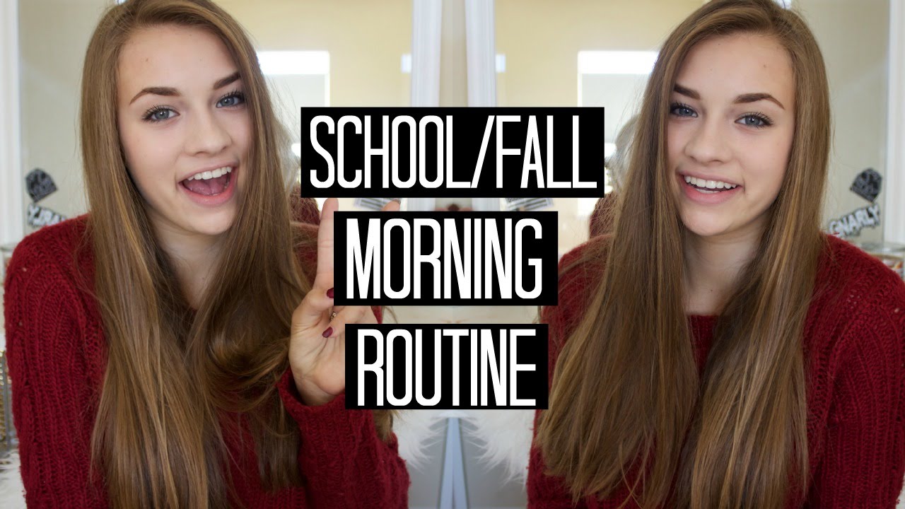 SCHOOL/FALL MORNING ROUTINE! - YouTube