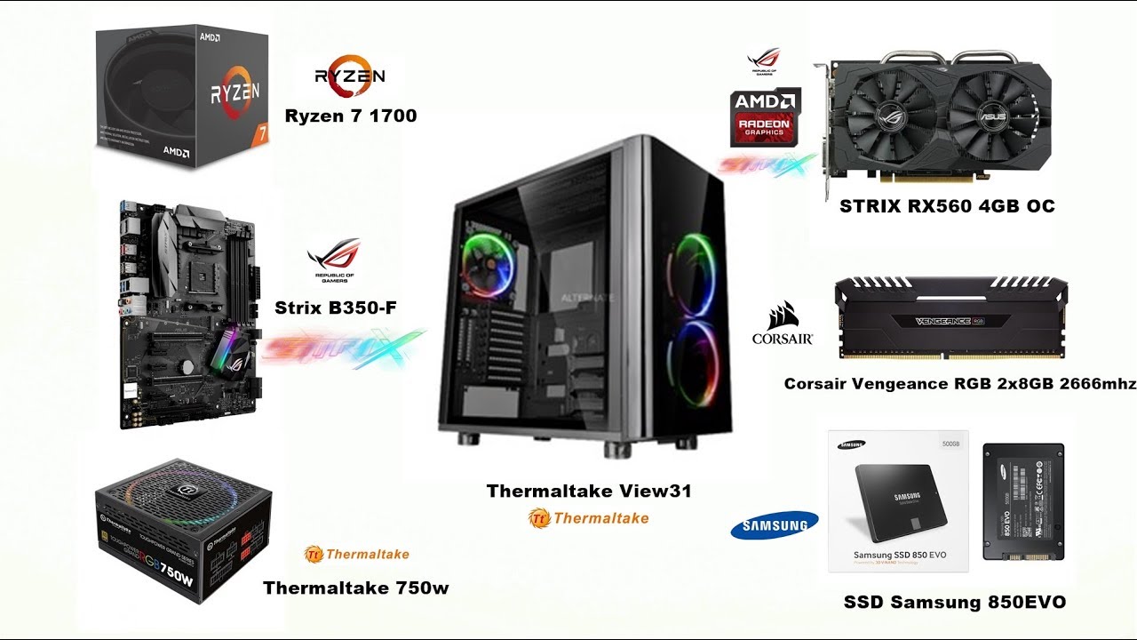 Ryzen 7 Gaming PC Build Part 1 ( unboxing ) - YouTube