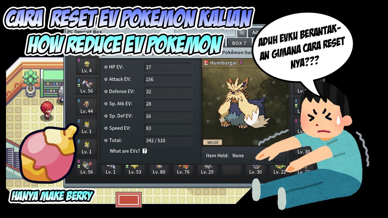 Bagaimana Cara Mereset EV Di PokeMMO - YouTube