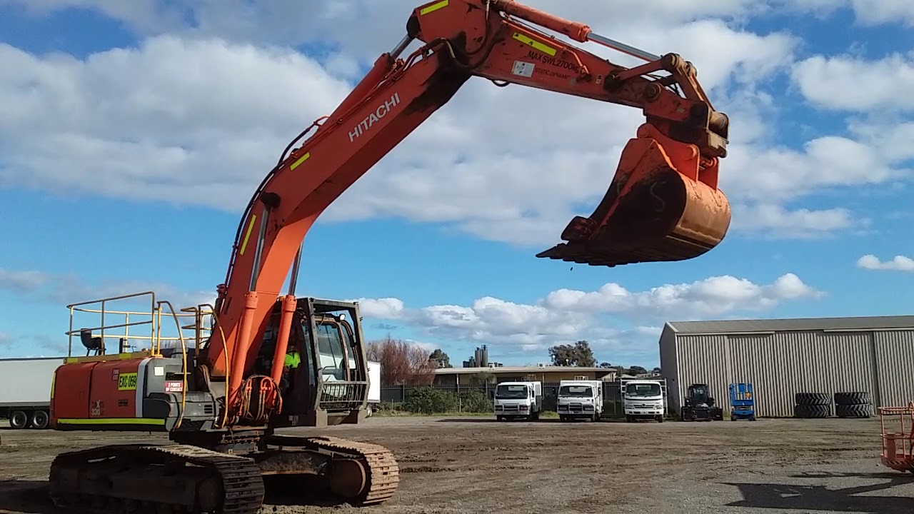 2010 Hitachi ZAXIS 330LC-3 Hydraulic Excavator - YouTube
