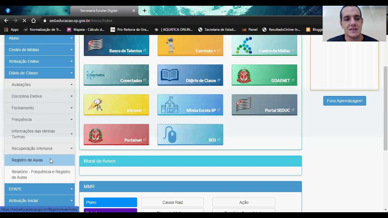 Funcionalidades da Secretaria Digital Escolar - Diário de classe 1 ...