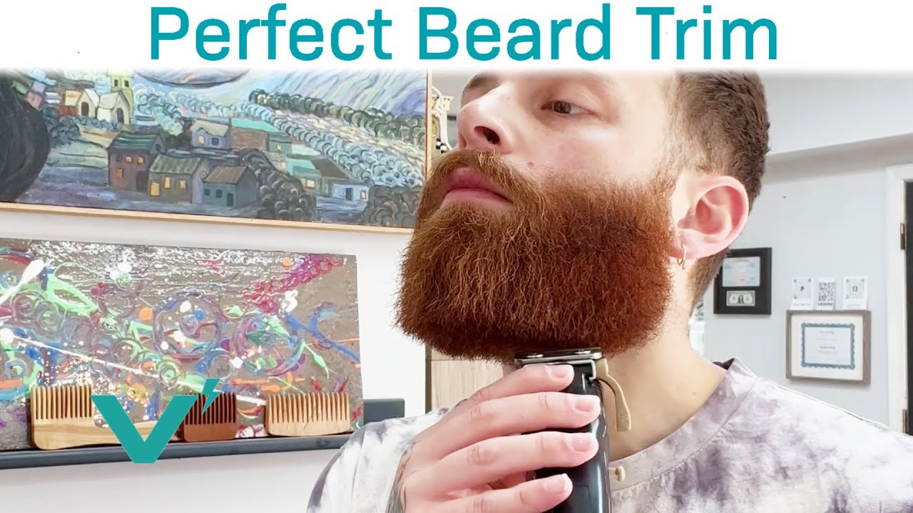 How To Trim and Shape The PERFECT Beard - YouTube